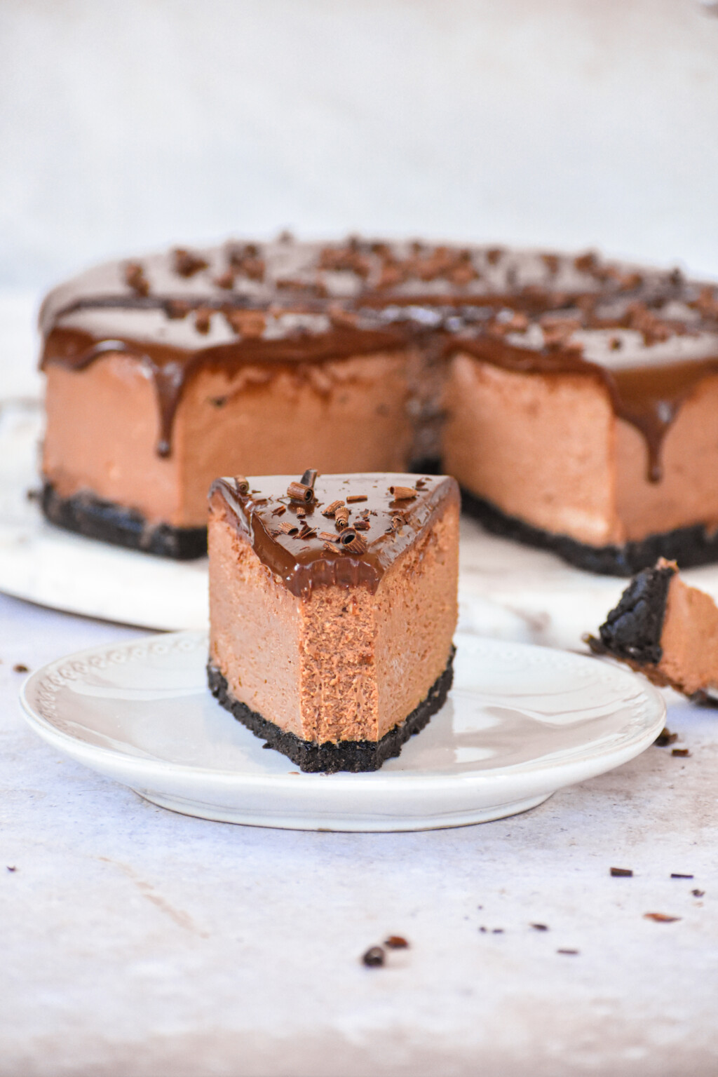 Chocolate Mousse Cheesecake - Catastrophic Cook